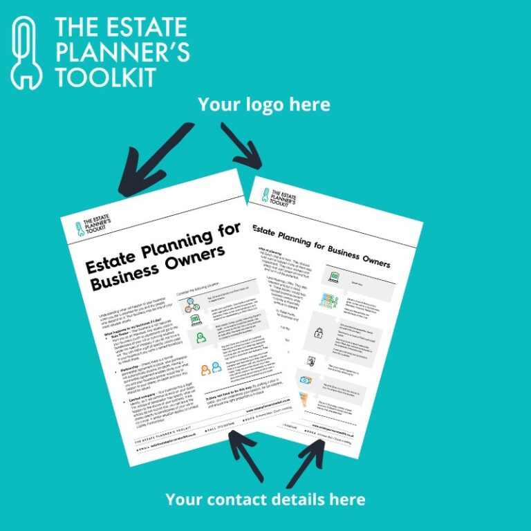 Any 4 Factsheets - Estate Planners Toolkit